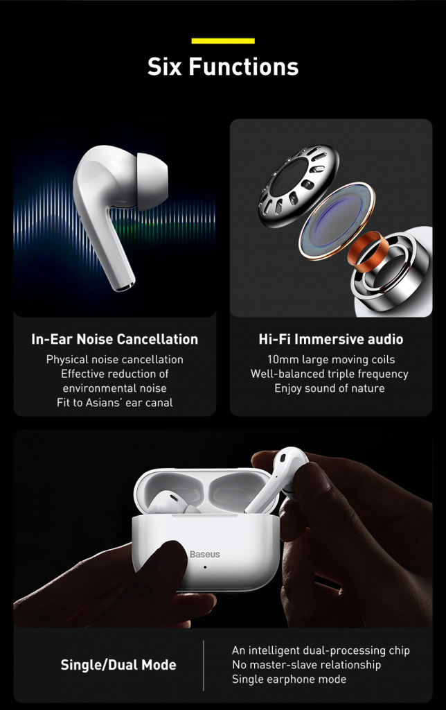 Baseus Encok W3 True Wireless Earbuds | UnitedStore